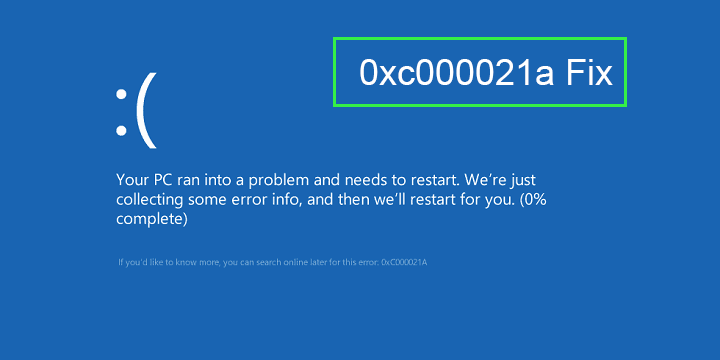 Sure Fix & Repair 0xc000021a - Windows blue screen error 10 | Winpeaker
