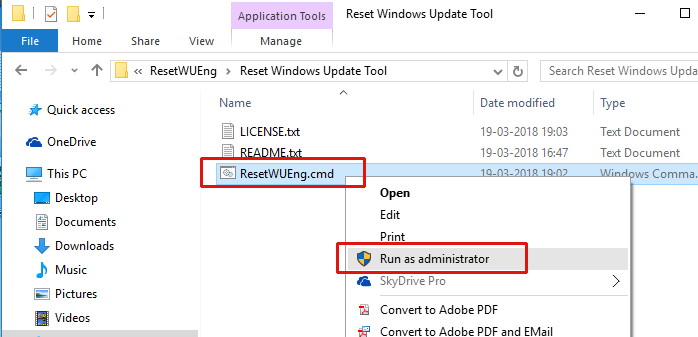 Automatic reset of Windows update components | Winpeaker