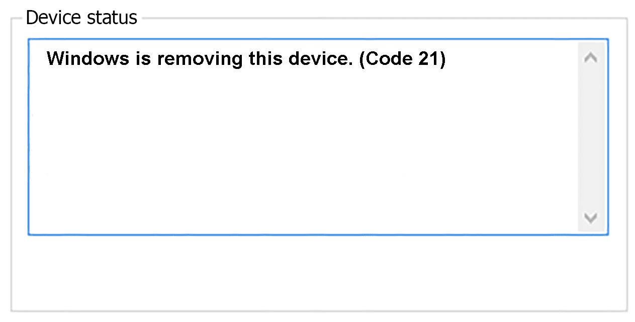 Guía para corregir el código de error 21 | Winpeaker